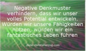 Positive und negative Denkmuster | Vision & Ziele